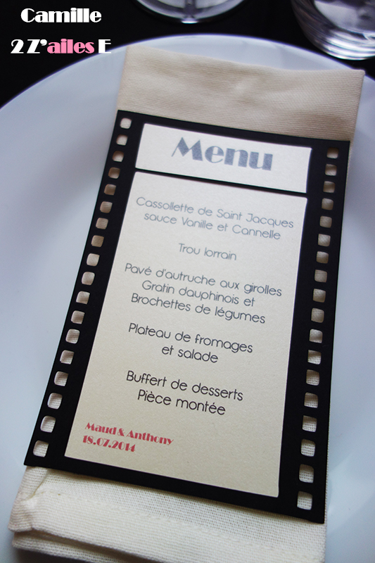 Camille 2 z'ailes E | Menu Film